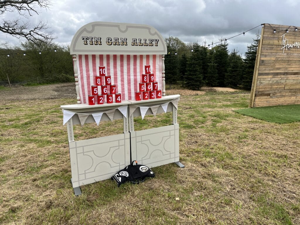 Tin Can Alley Hire | Fairground Tin Can Alley for Weddings & Events